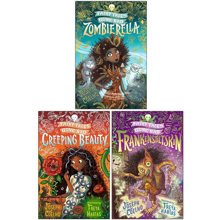 Fairy Tales Gone Bad Series 3 Books Set by Joseph Coelho Zombierella ...