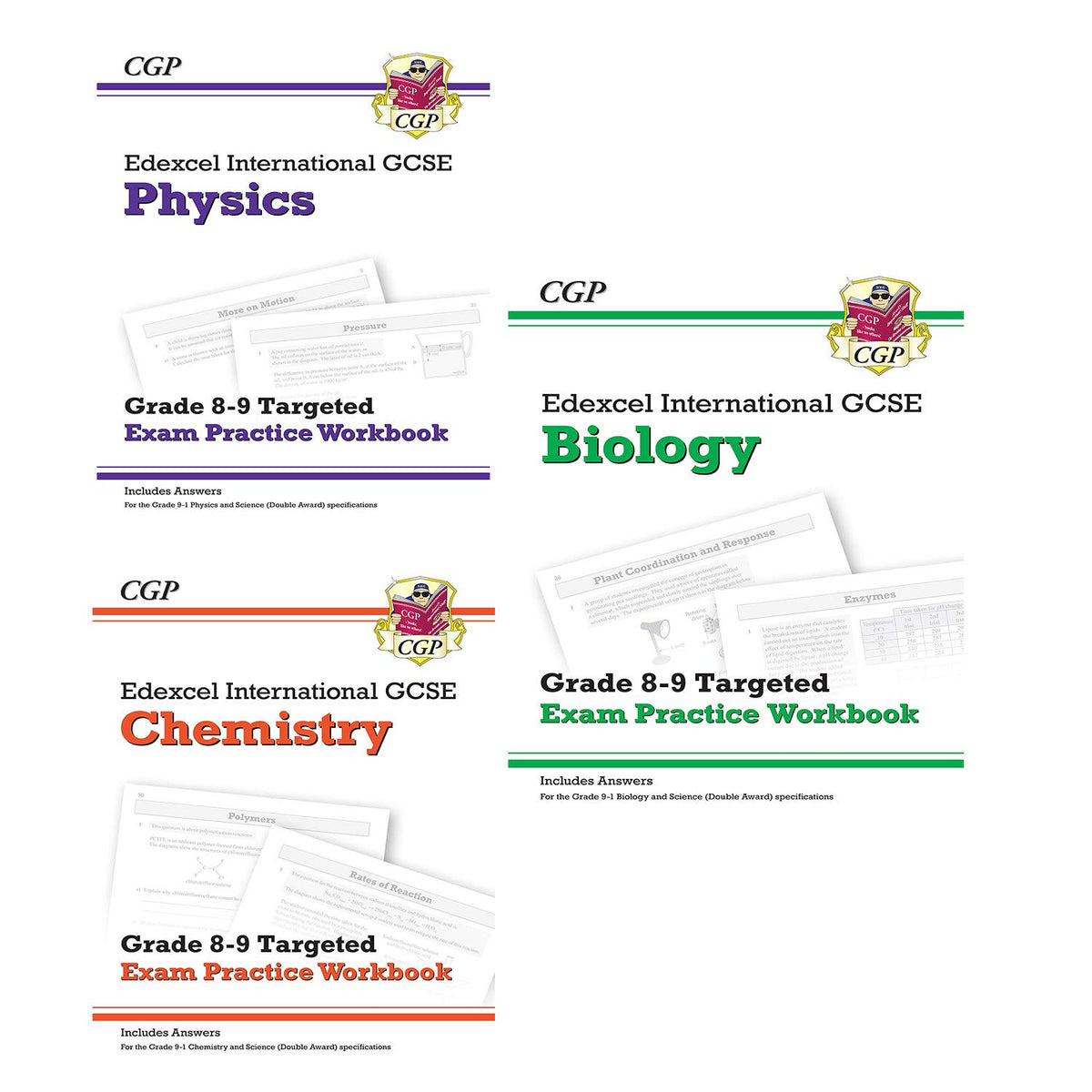 IGCSE Biology Chemistry Physics 3 Book Set Edexcel CGP Paperback — The ...