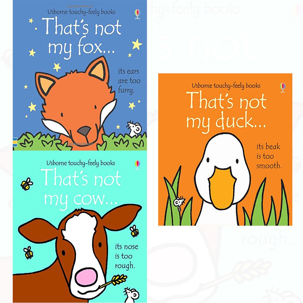 Thats not my touchy feely series 7 :3 books collection (Cow,fox,duck ...