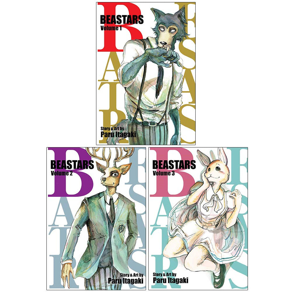 Beastars Series Vol 1-3 Books Collection Set By Paru Itagaki