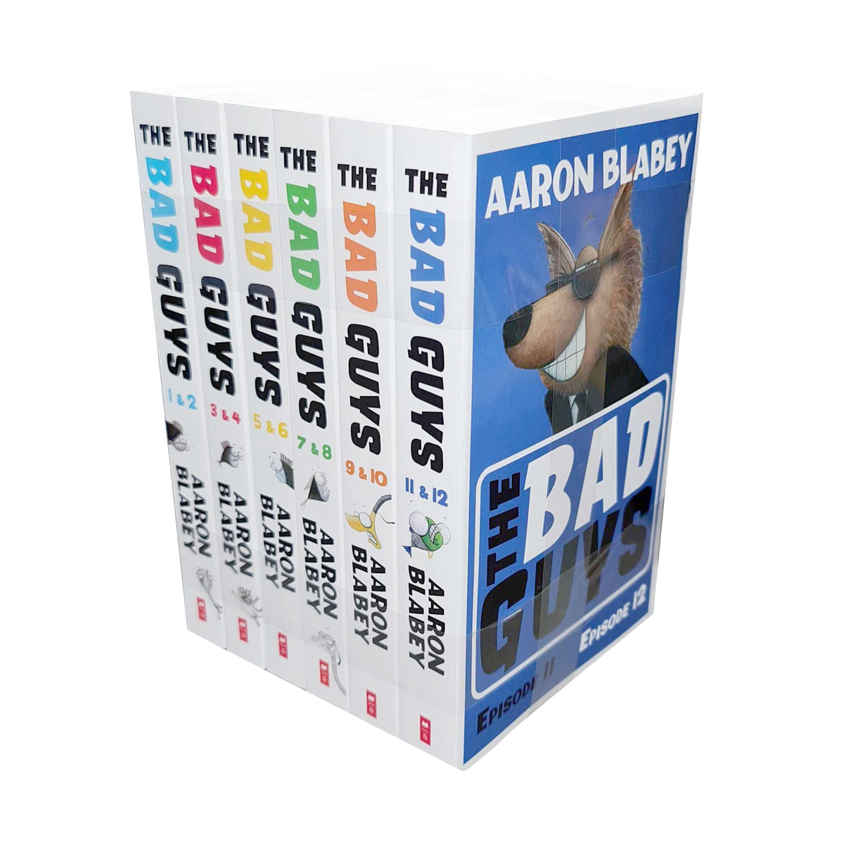 The Bad Guys 6 Books Episodes 1-12 Collection Set by Aaron Blabey | The ...