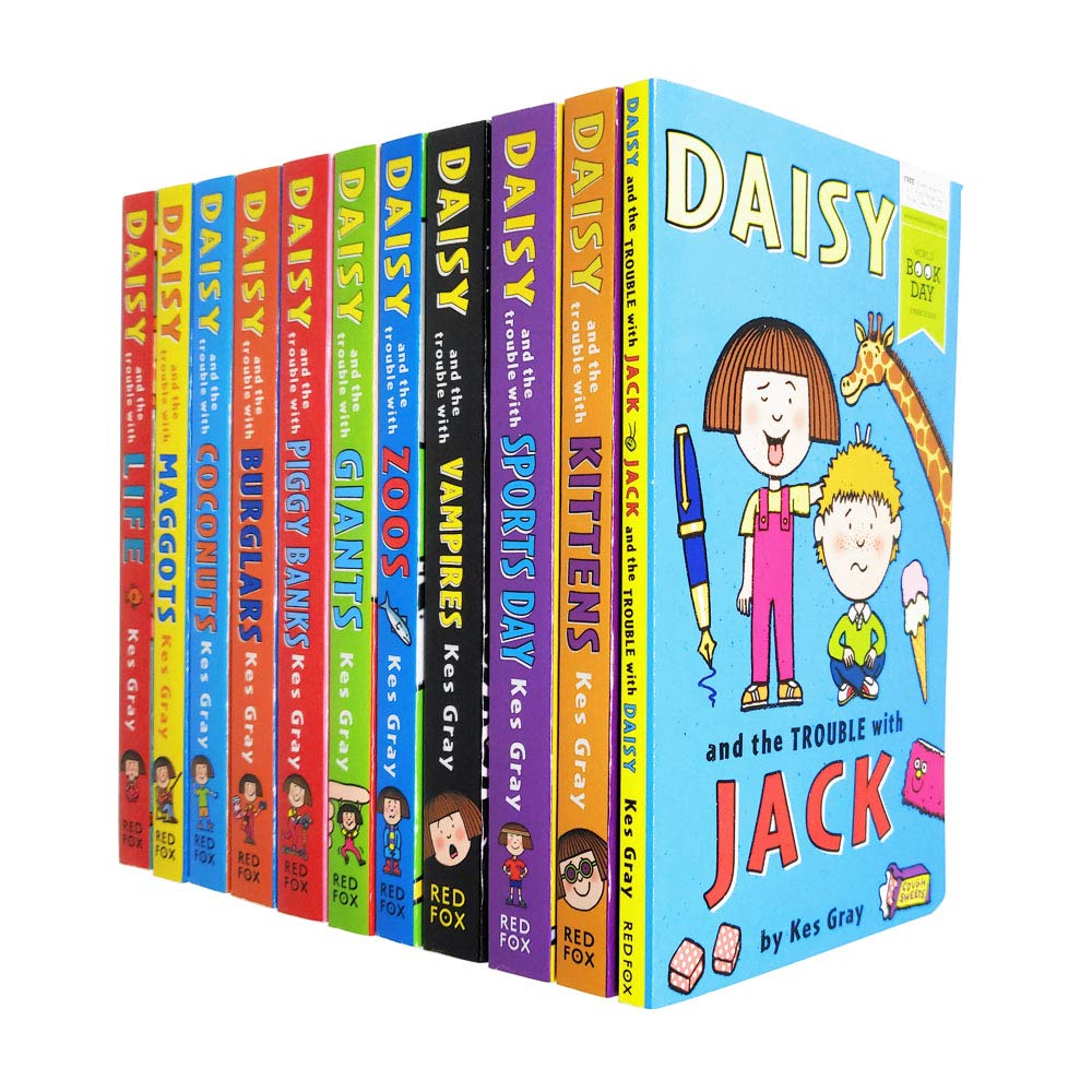 Daisy and the Trouble with 11 books set with world book day By Kes Gra ...