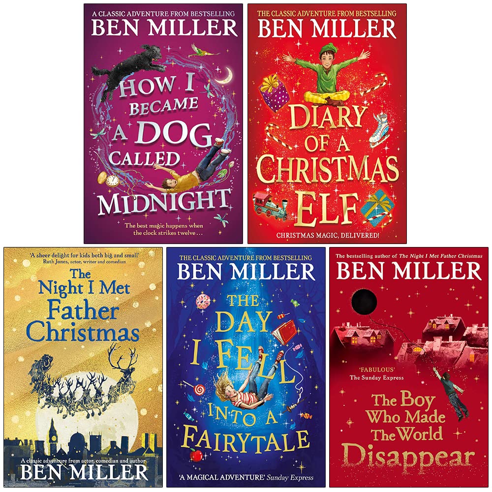 Ben Miller Collection 5 Books Set (How I Became a Dog Called Midnight ...