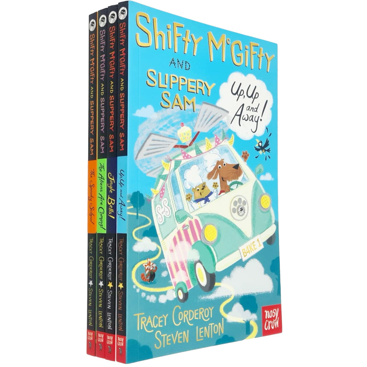Shifty McGifty and Slippery Sam 4 Books Collection Set (The Aliens Are ...