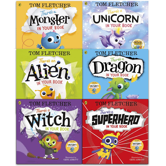 Tom Fletcher Series 6 Books Collection Set (Unicorn in Your Book ...