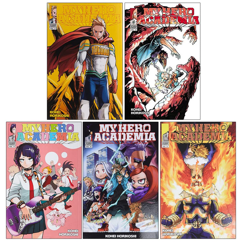 My Hero Academia Volume 17-21 Collection 5 Books Set By Kohei Horikosh