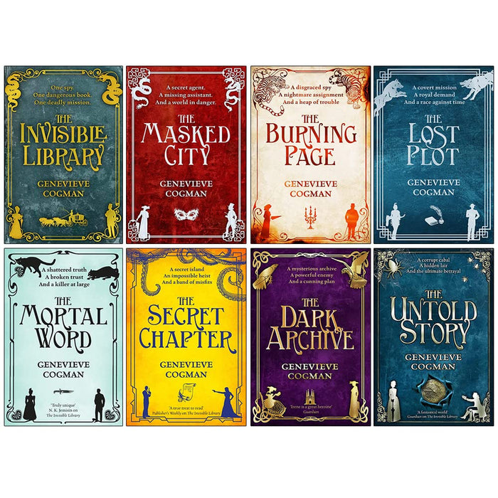 The Invisible Library Series 8 Books Collection Set by Genevieve Cogman ...