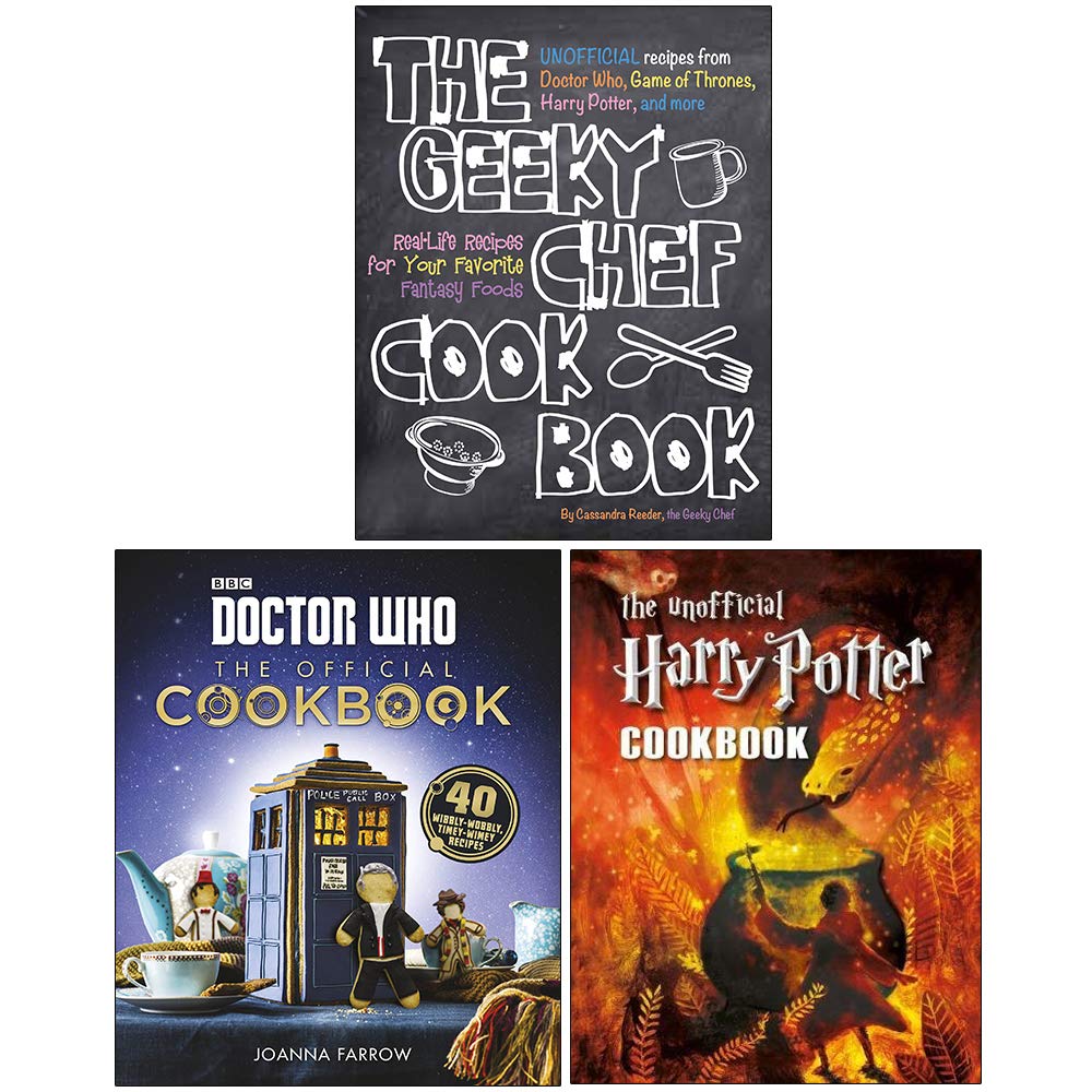 Harry Potter Cookbook Doctor Who Official Cookbook 3 Book Set — The ...