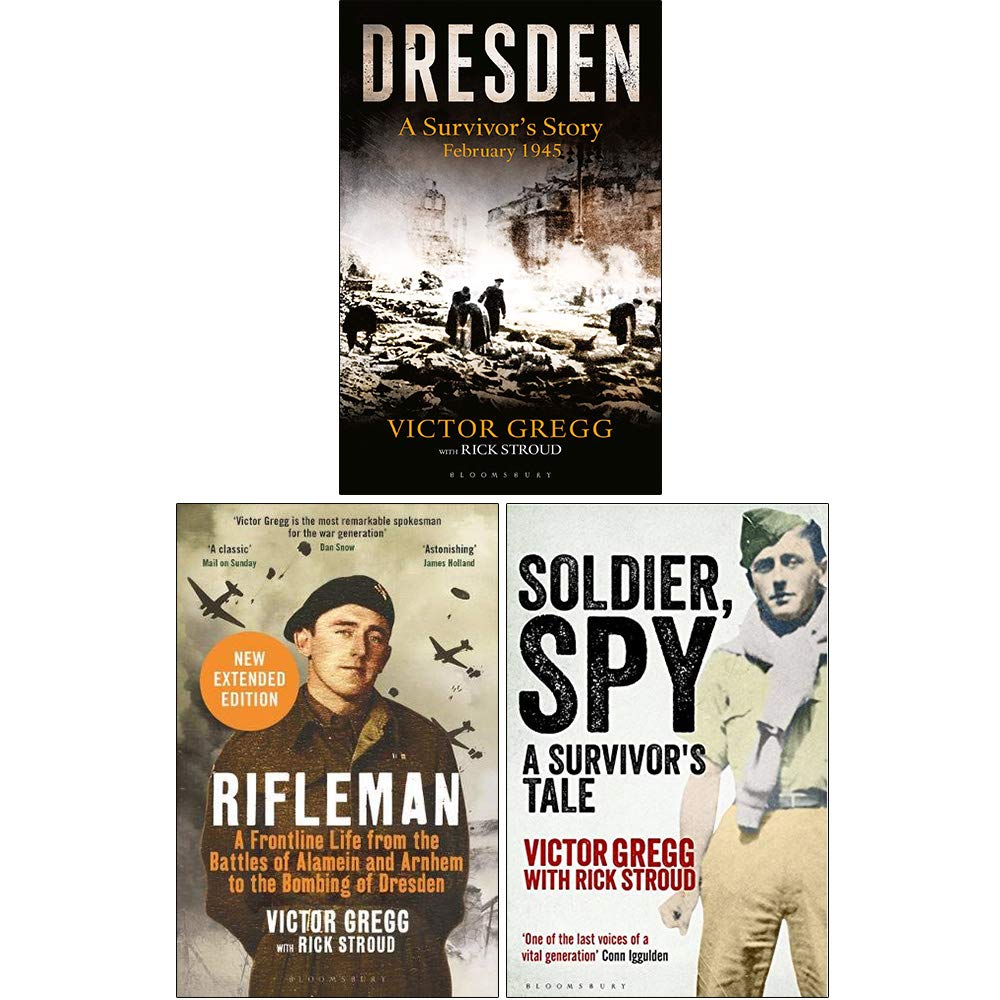 Victor Gregg Collection 3 Books Set (Dresden ,Rifleman New edition, So ...