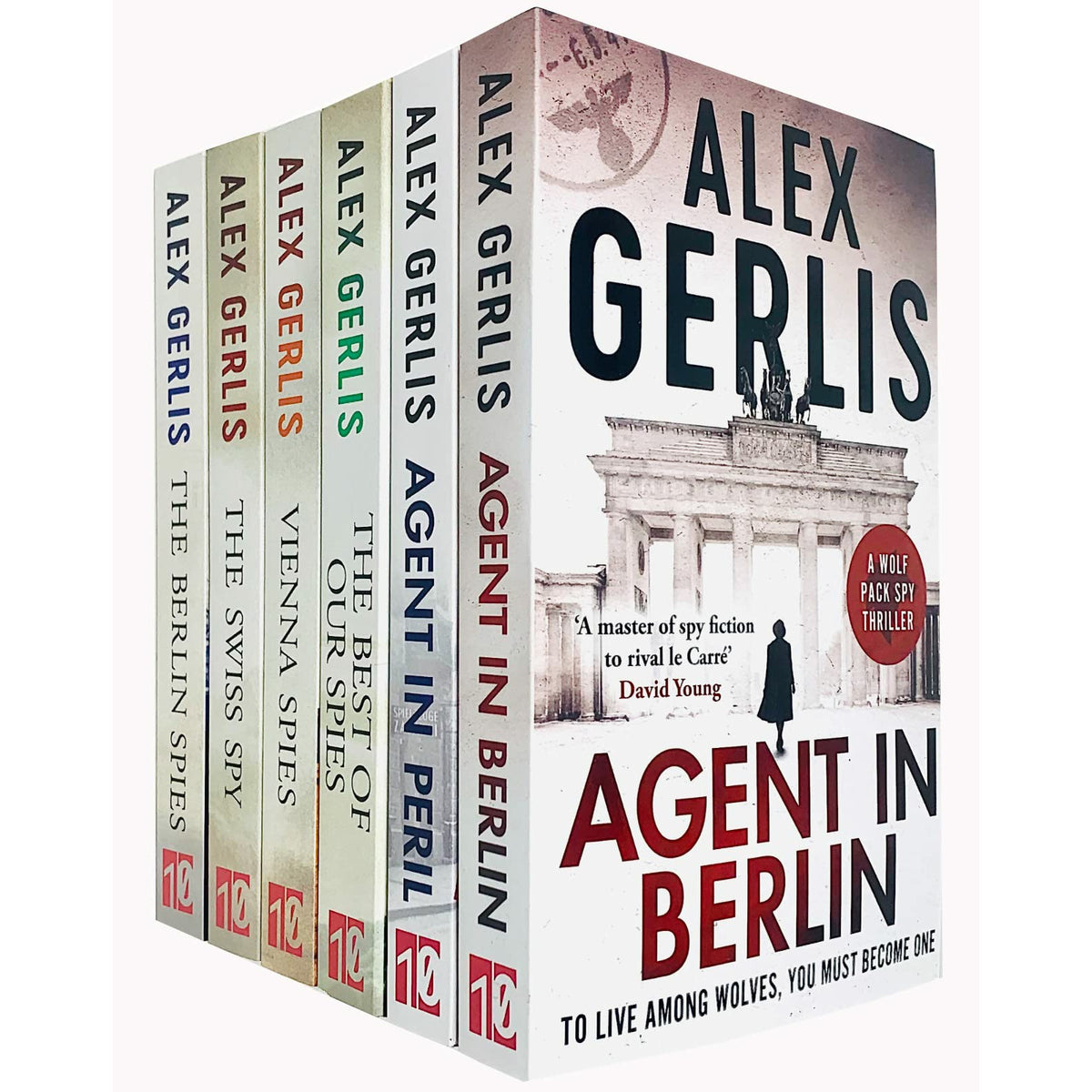 Alex Gerlis Wolf Pack & Spy Masters Series Collection 6 Books Set (Age ...