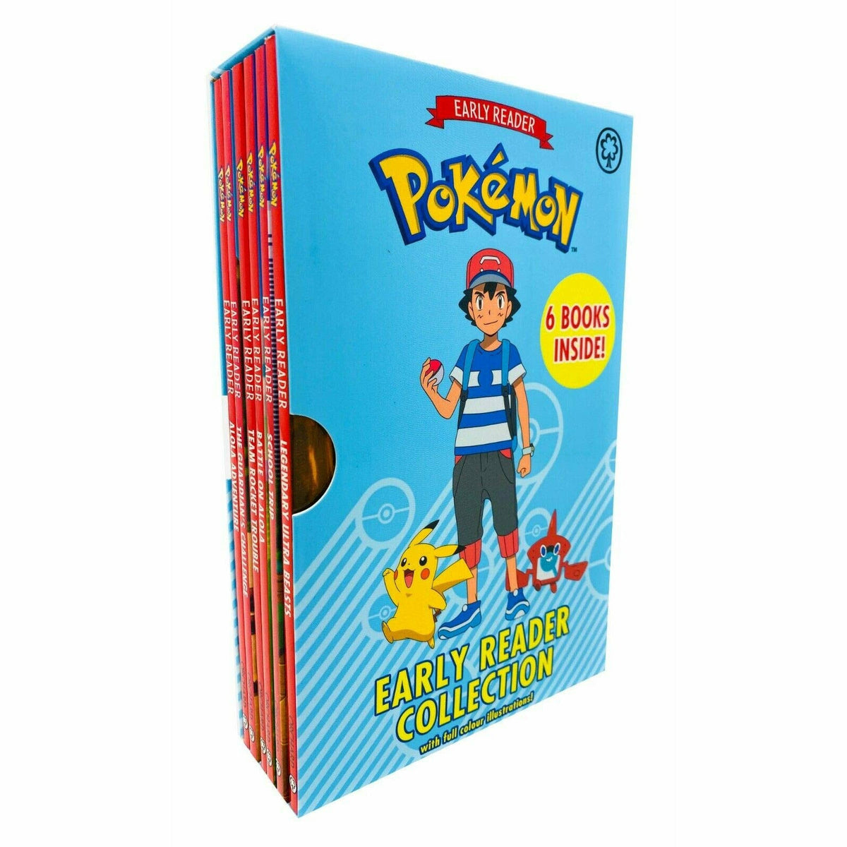 The Official Pokémon Early Reader 6 Books Box Set Collection Paperback ...