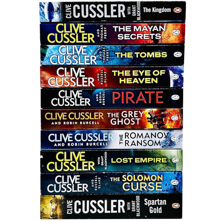 Clive Cussler Fargo Adventures Collection 10 Books Set Spartan Gold ...
