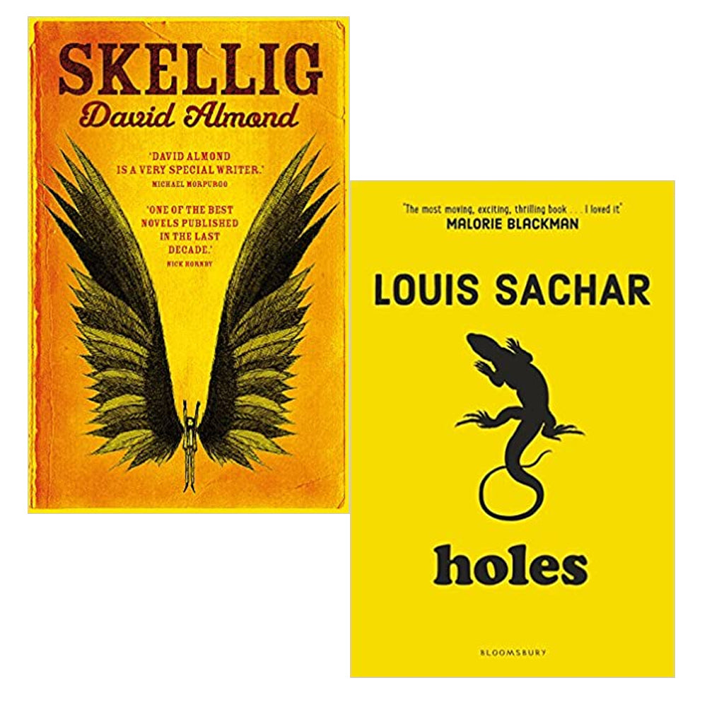 Skellig,Holes 2 Books Collection Set by David Almond and Louis Sachar ...