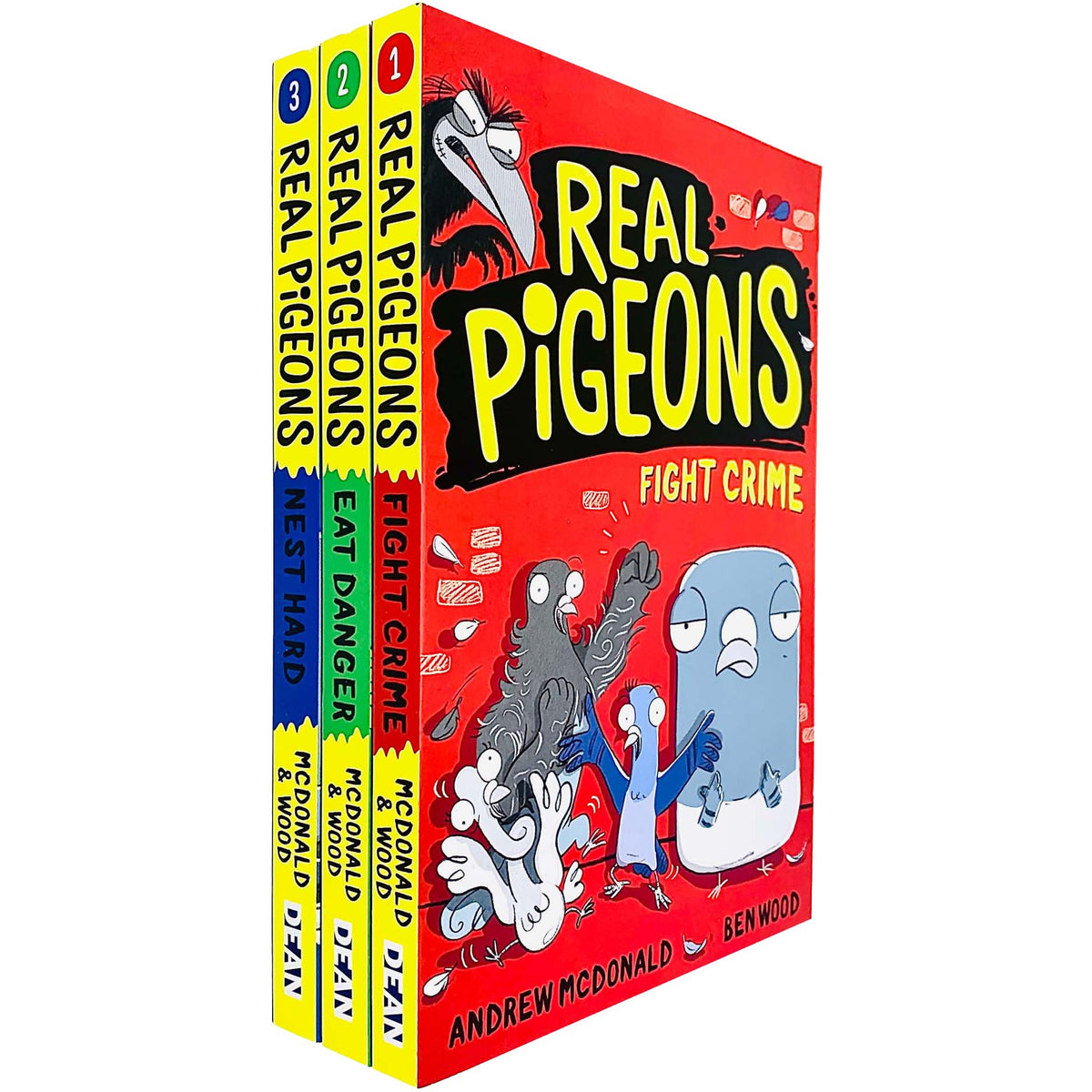 Real Pigeons series 3 Books Collection Set By Andrew McDonald — The ...