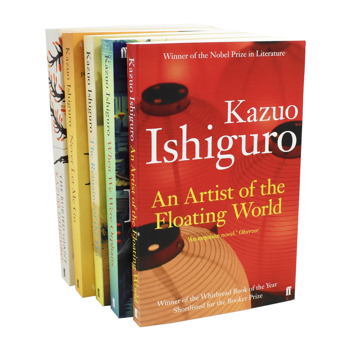 Kazuo Ishiguro Collection 5 Books Collection Set (An Artist of the Flo ...