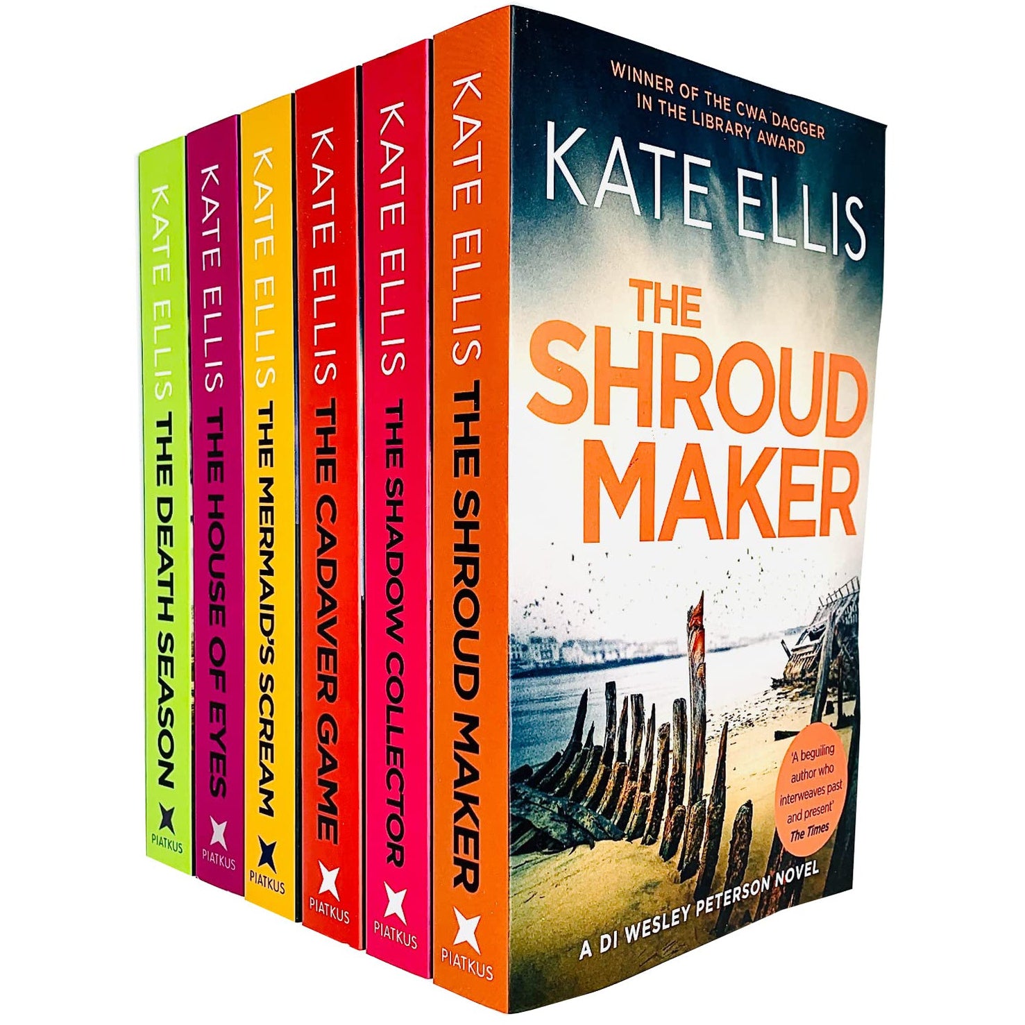 Kate Ellis Wesley Peterson Series Collection 6 Books Set (The Shroud ...