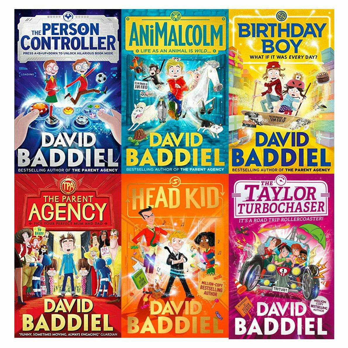 David Baddiel Collection 6 Books Set The Parent Agency, Head Kid ...