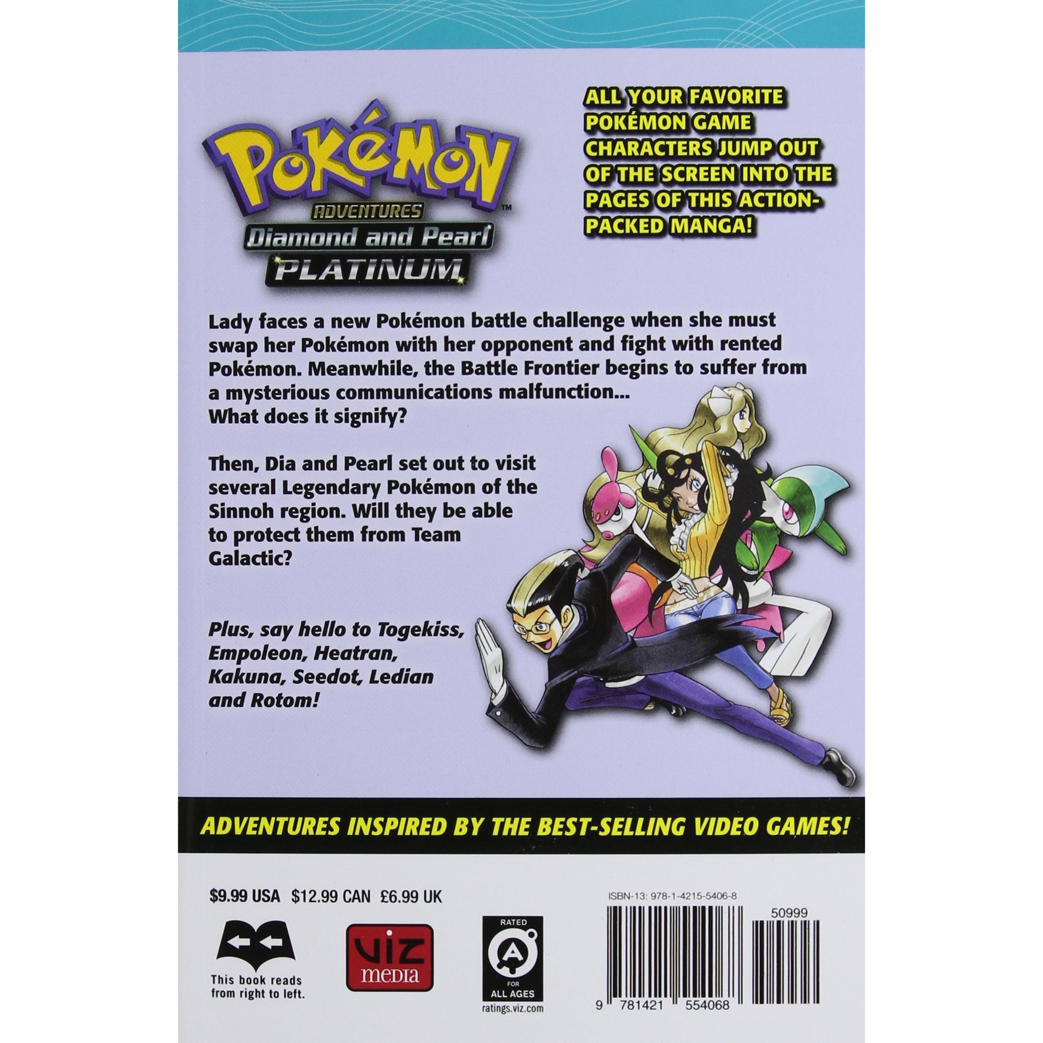 POKEMON ADVENTURES DIAMOND PEARL PLATINUM GN BOX SET: Includes Volumes ...