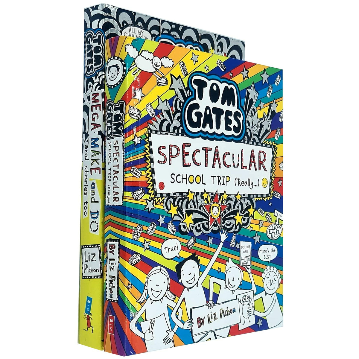 Tom Gates Collection 2 Books Set By Liz Pichon (Spectacular School Trip ...