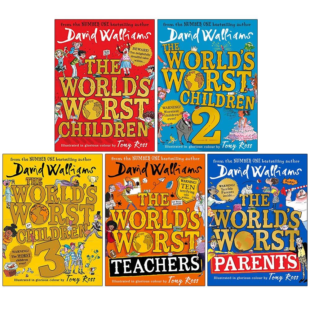 David Walliams World's Worst Children 5 Books Collection Set (World's ...