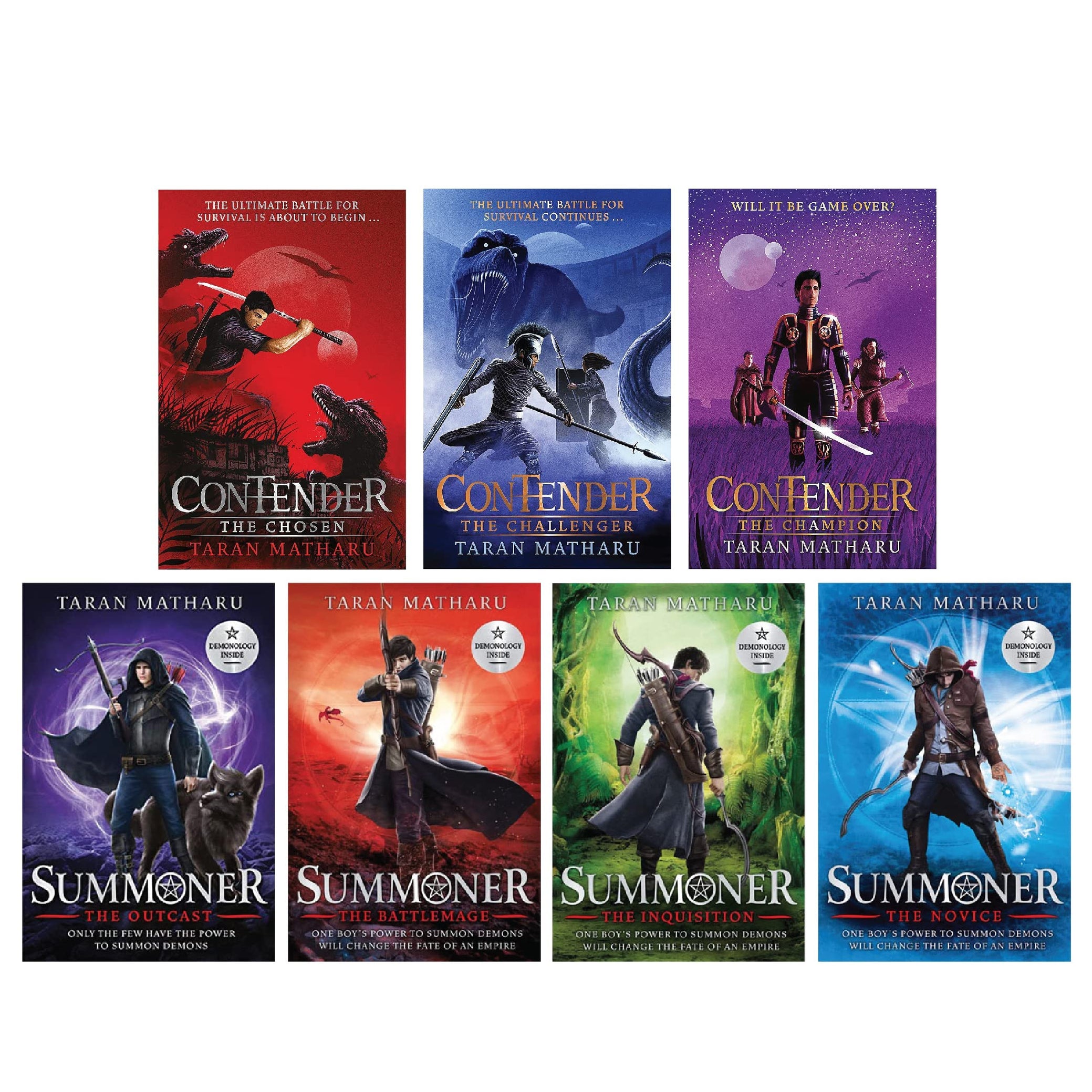 Taran Matharu 7 Books Summoner & Contender Series Collection Set | The ...