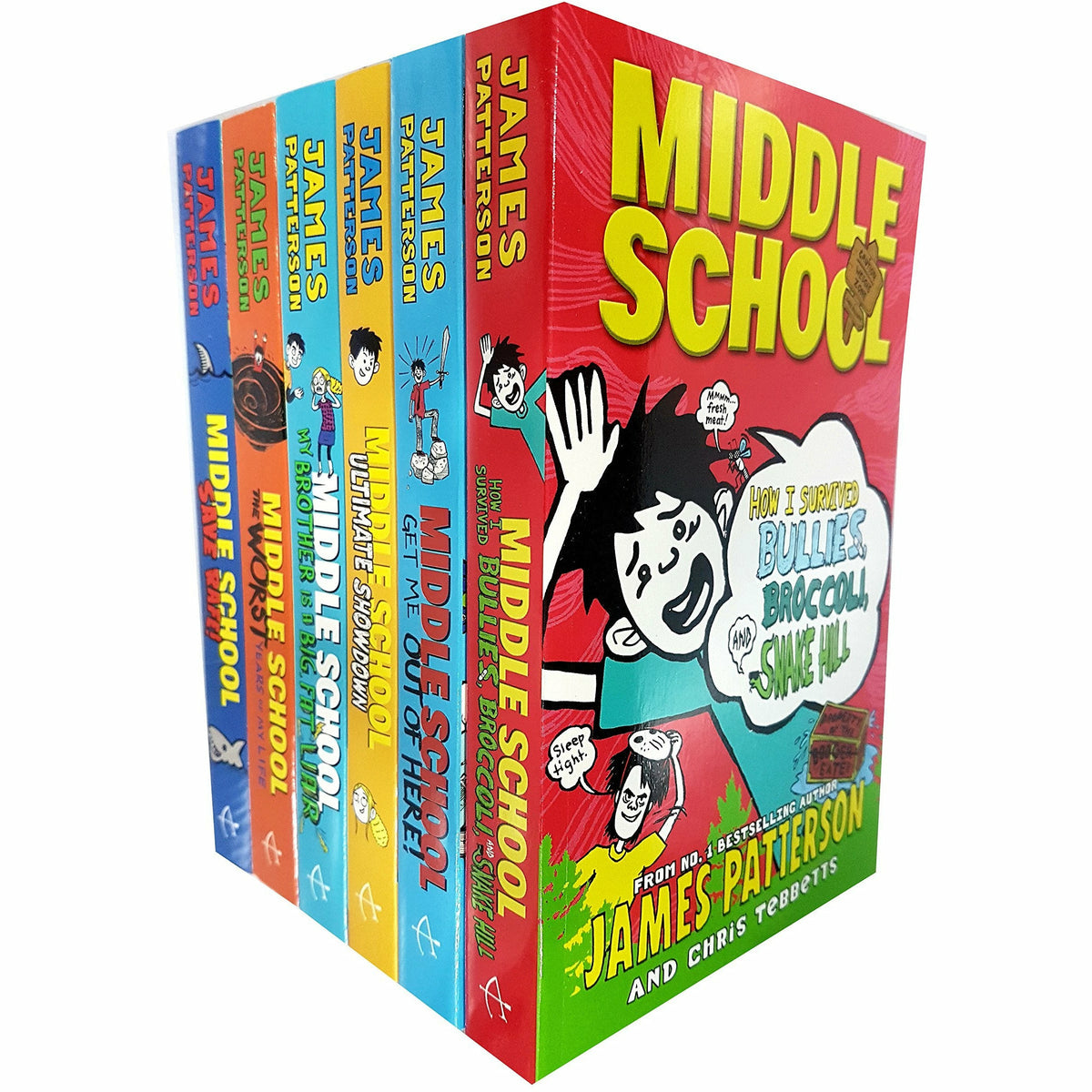 James Patterson Middle School 6 Books Collection Pack Set | The Book Bundle