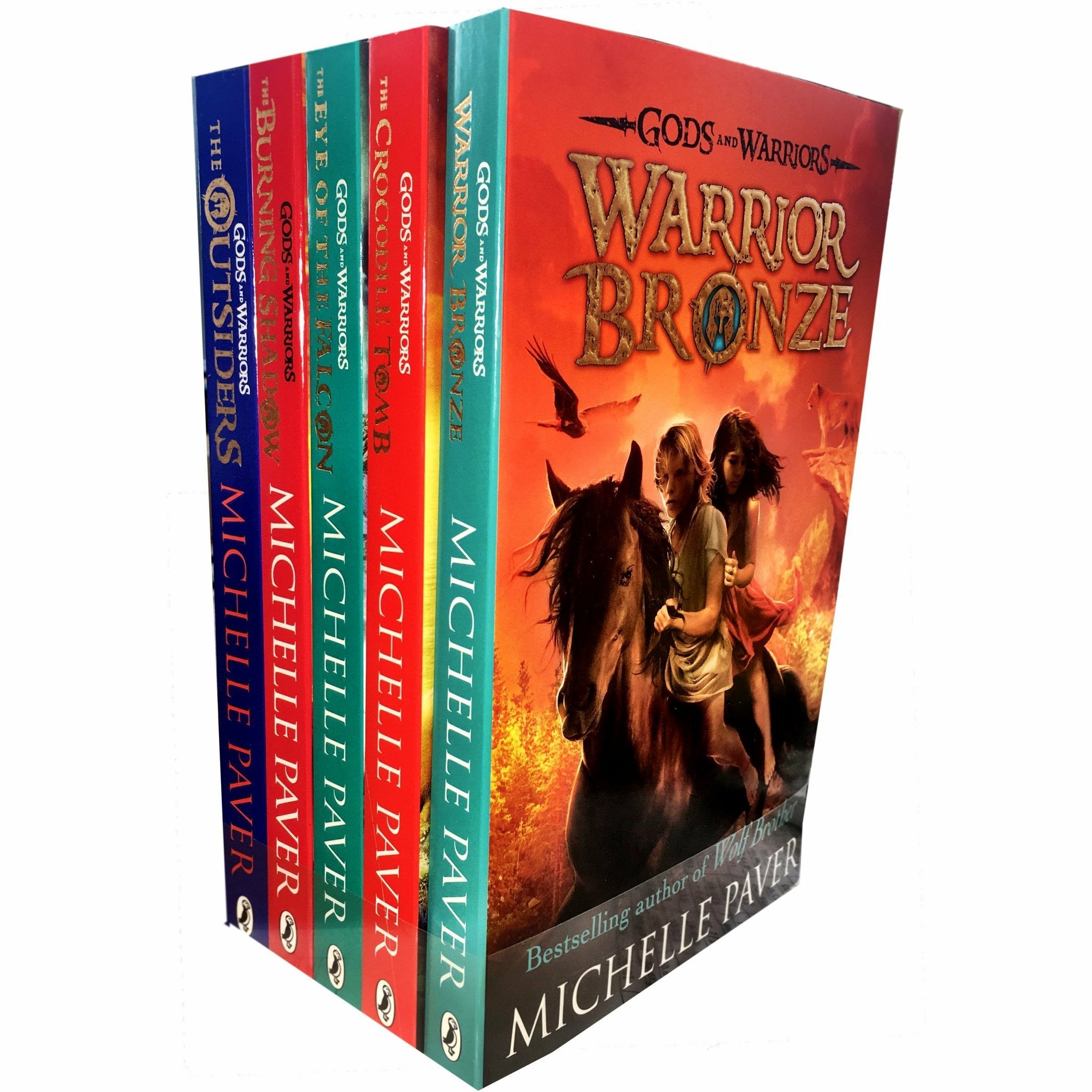 Gods and Warriors Collection 5 Books Set by Michelle Paver The Burning ...