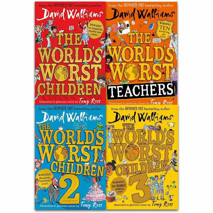David Walliams World's Worst Children 4 Books Collection Set | The Book ...