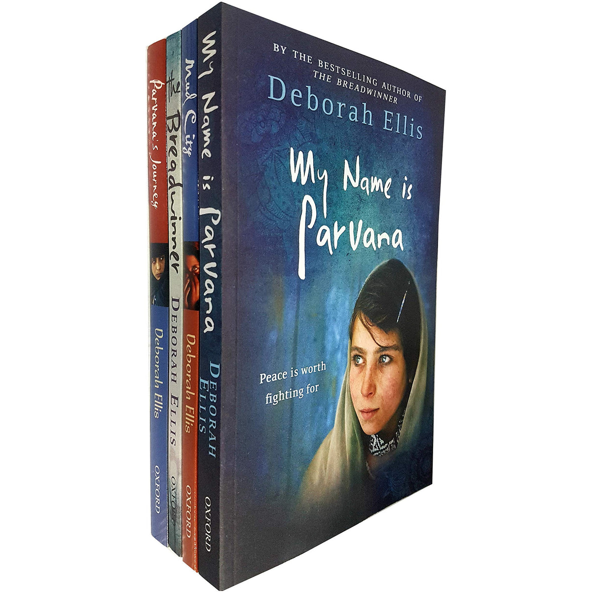 Deborah Ellis Collection 4 Books Set (My Name Is Parvana, Mud City ...