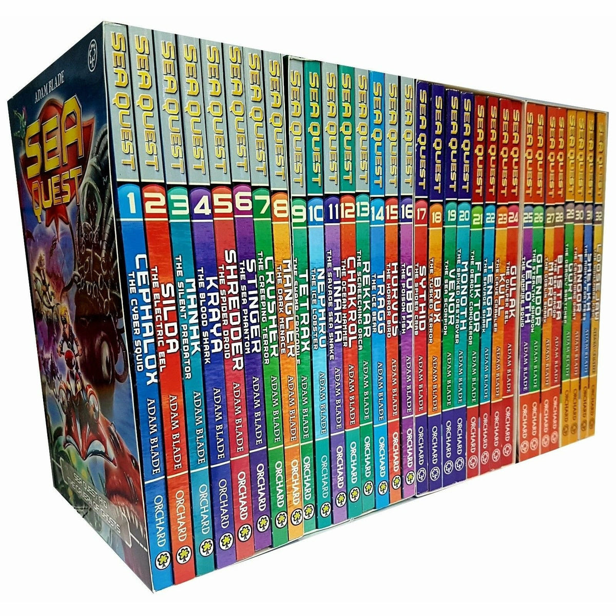 Sea Quest Series 1-8 Adam Blade Collection 32 Books Set | The Book Bundle