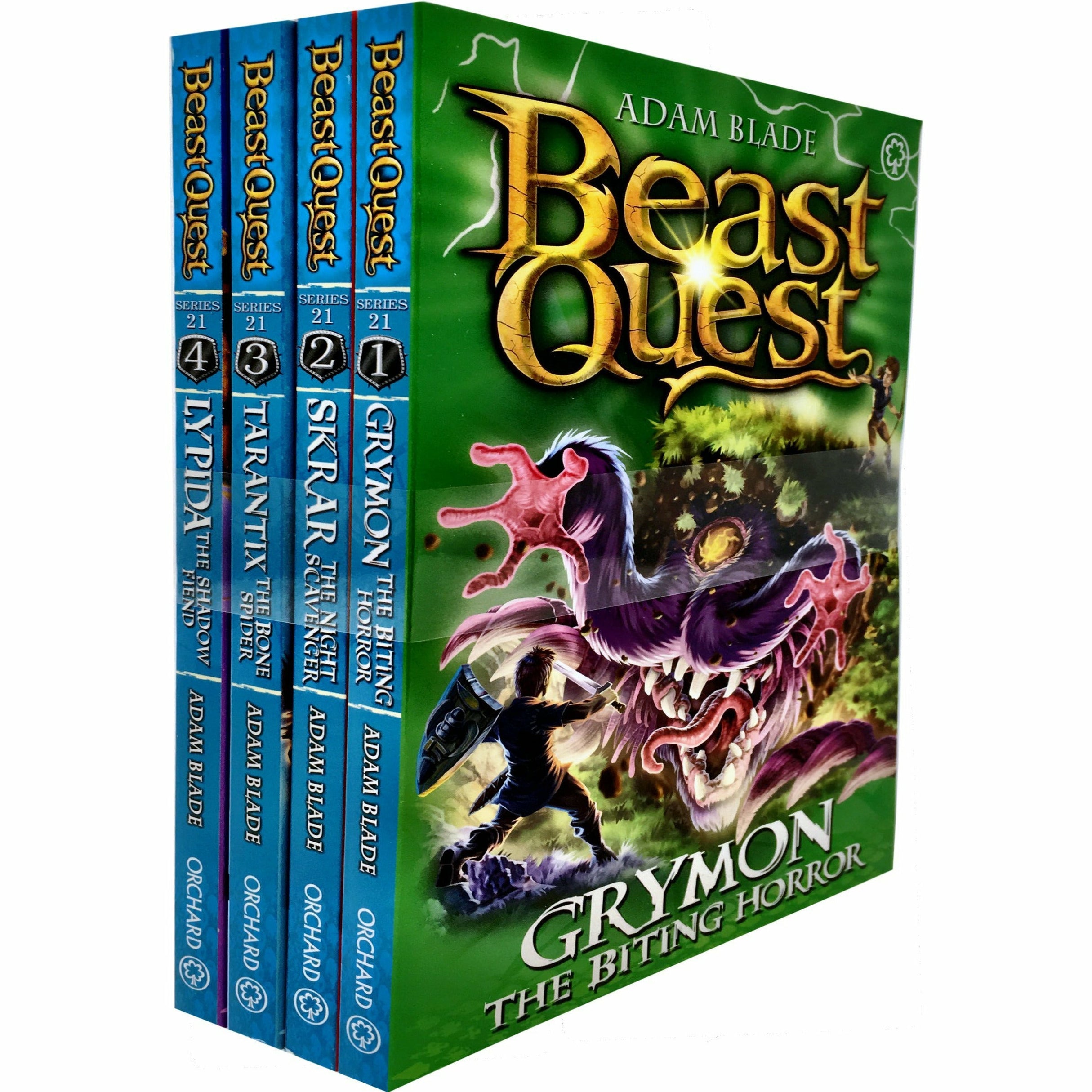 Beast Quest Series 21 Collection 4 Books Set Pack By Adam Blade