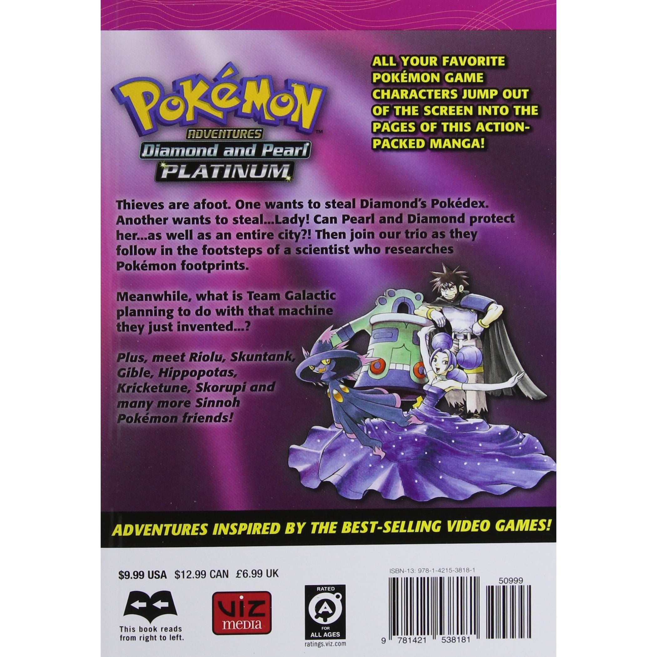 POKEMON ADVENTURES DIAMOND PEARL PLATINUM GN BOX SET: Includes Volumes ...