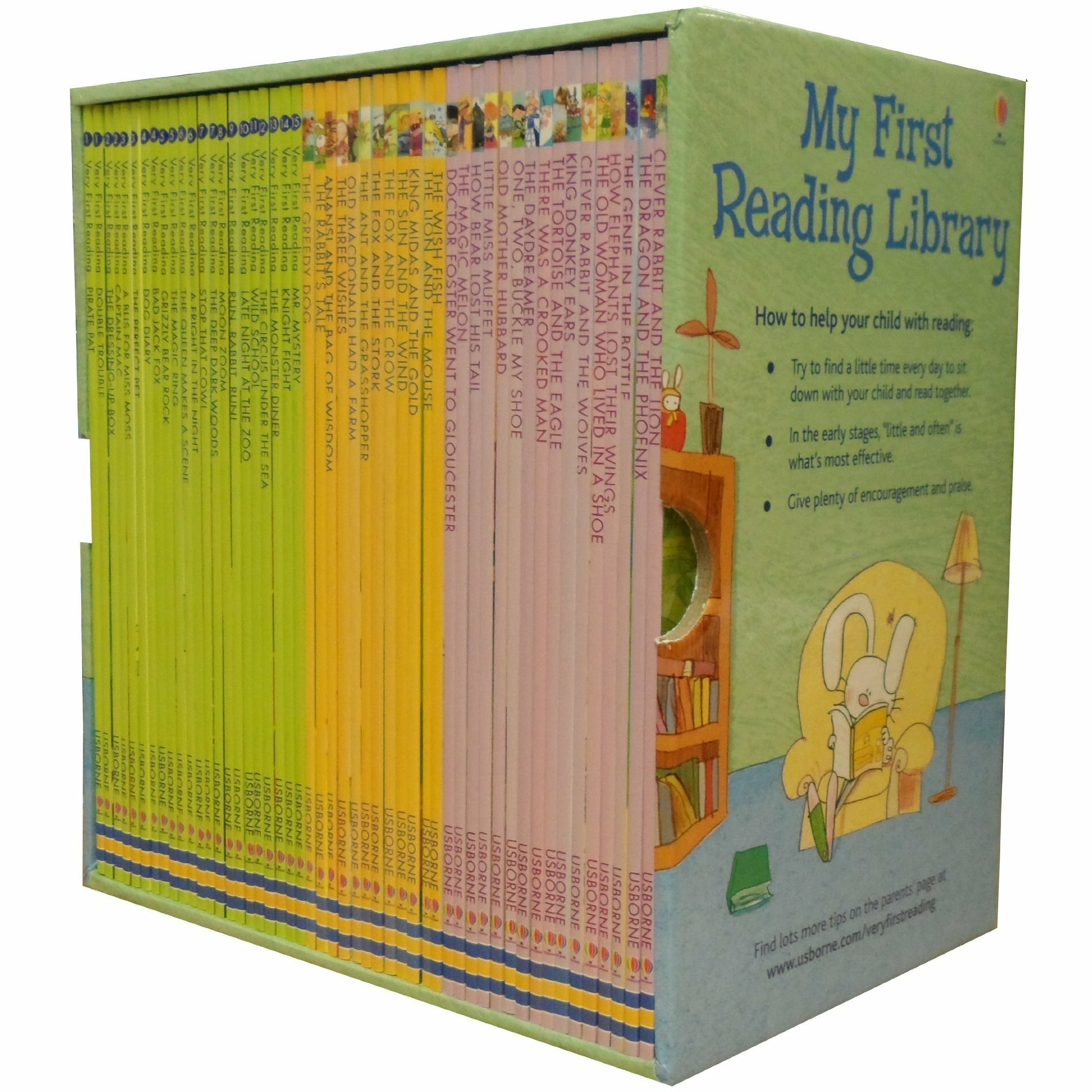 Usborne My Very First Reading Library 50 Books Set Collection Pack ...