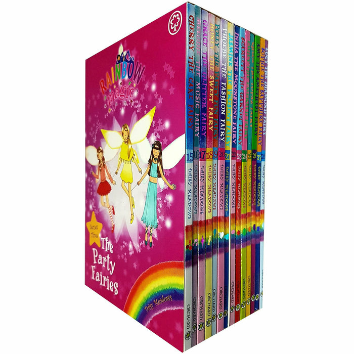 Rainbow magic series party and jewel fairies collection 14 books set by ...