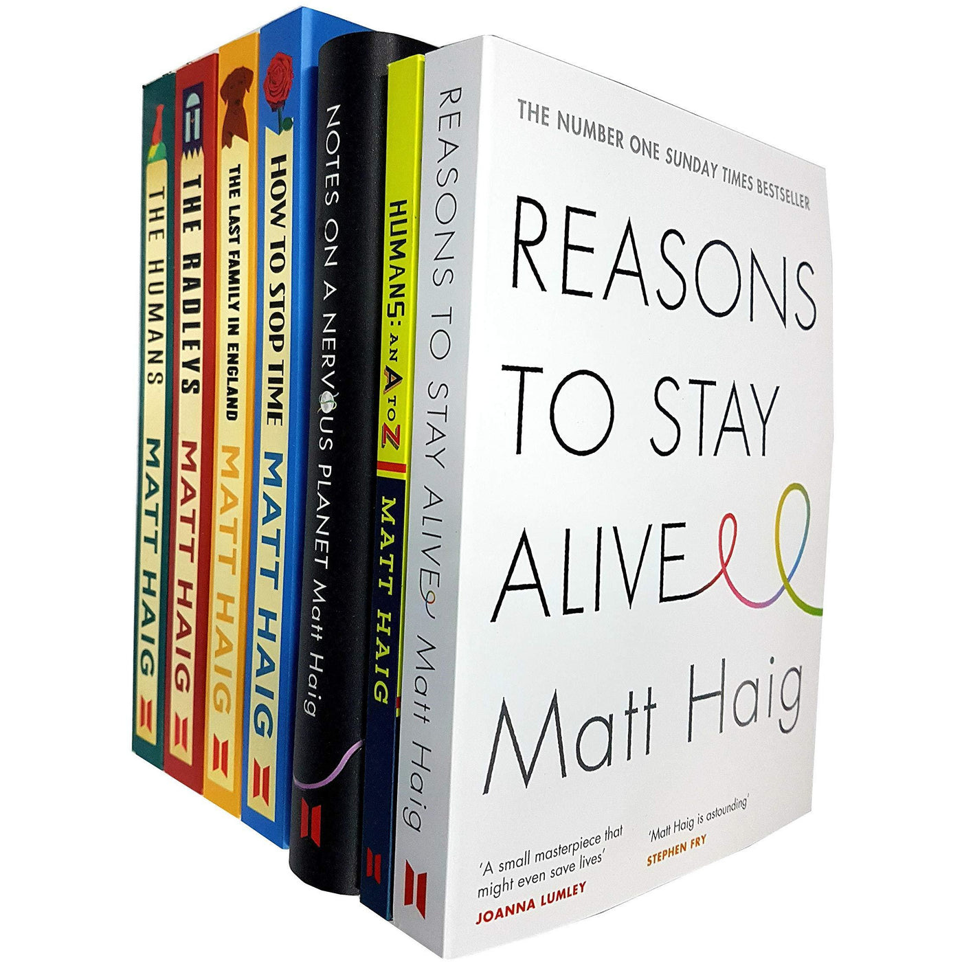 Matt Haig Collection 7 Books Set (Reasons To Stay Alive, Notes On A Ne