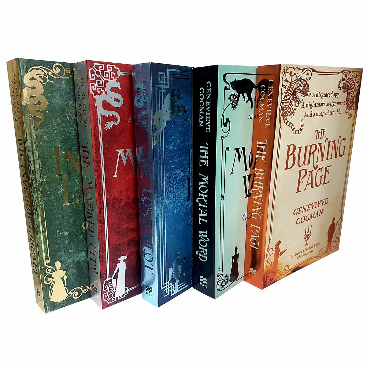 The Invisible Library series 5 Books Collection Set (Burning Page ...