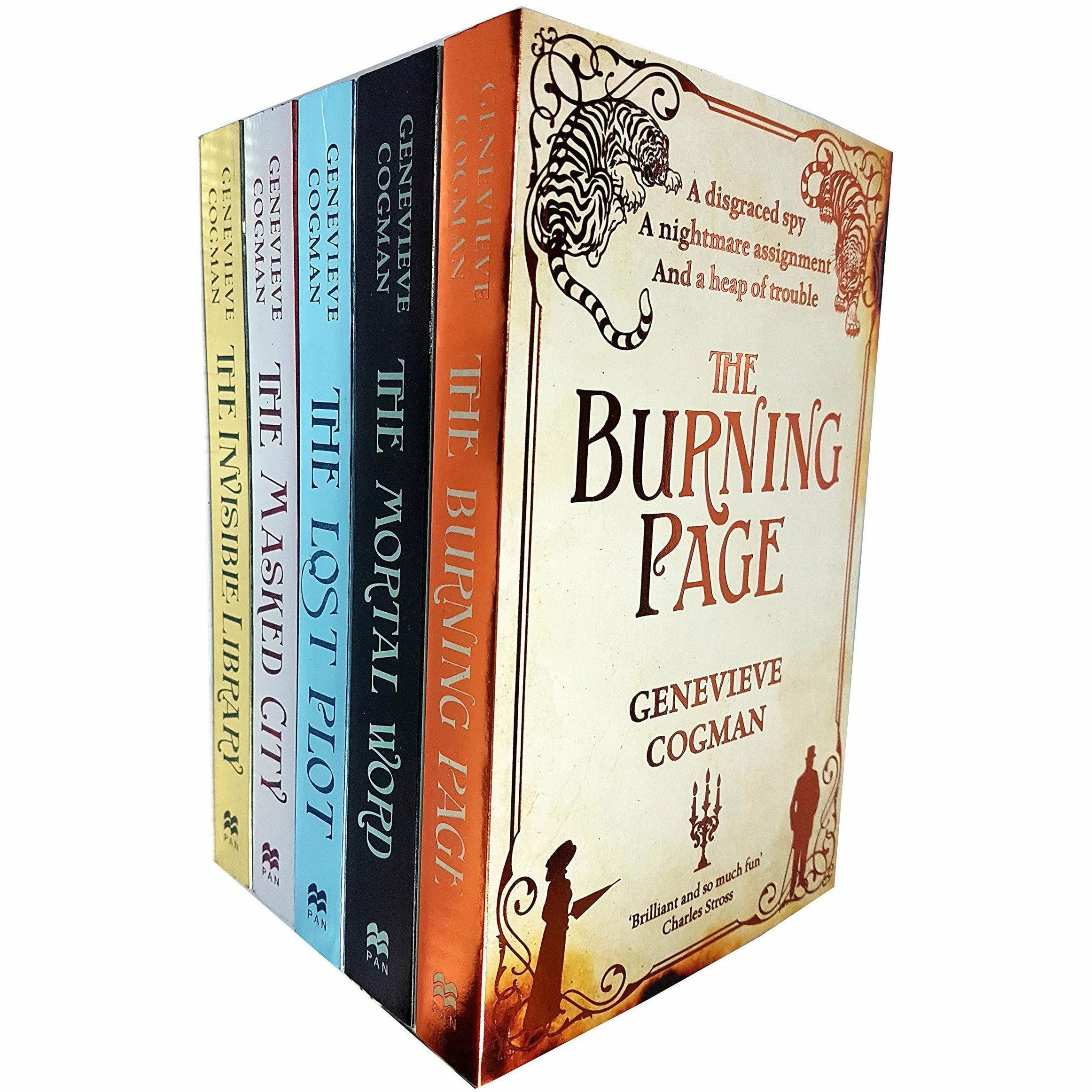 The Invisible Library series 5 Books Collection Set (Burning Page ...