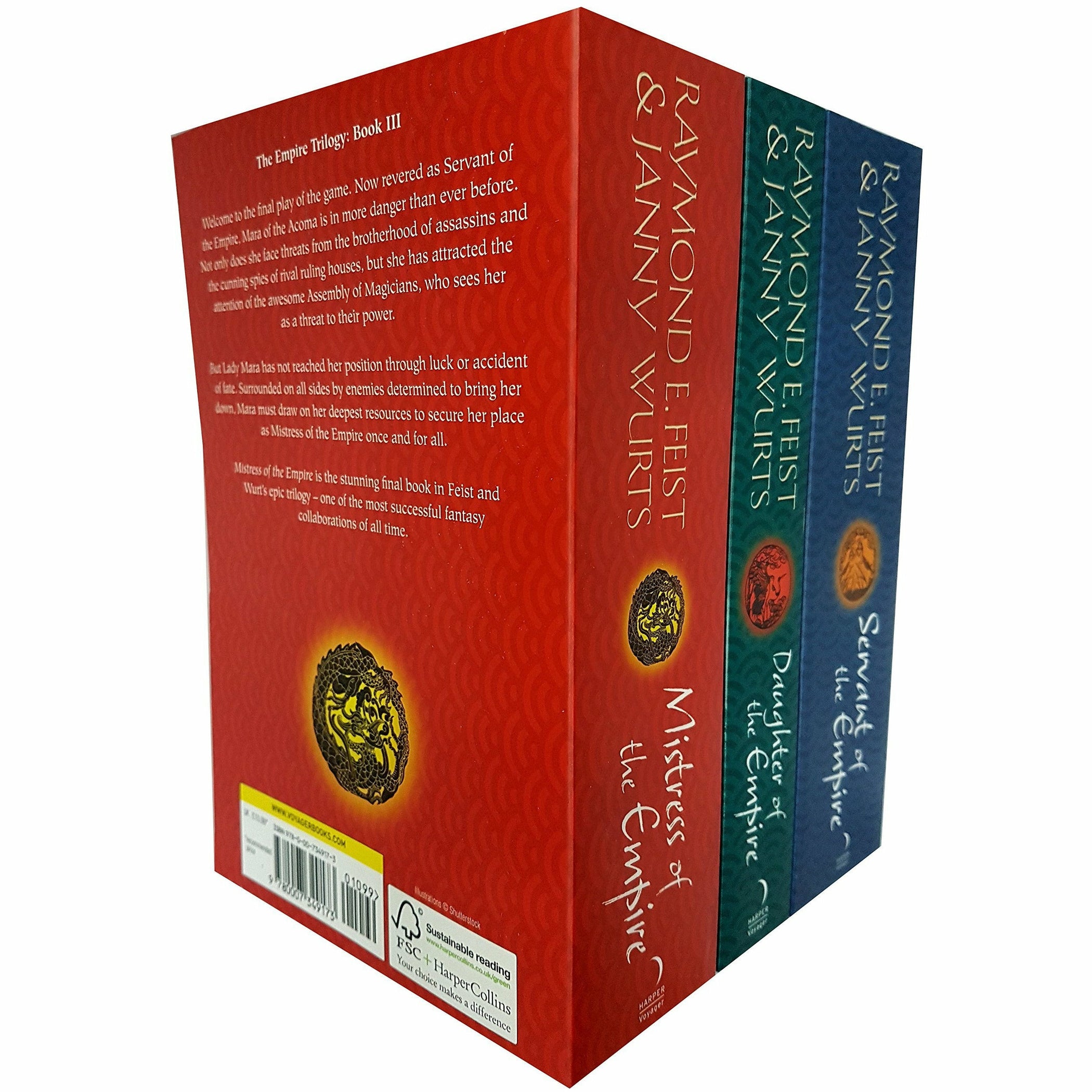 Raymond E. Feist Janny Wurts Empire Riftwar 3 Books Collection Set ...