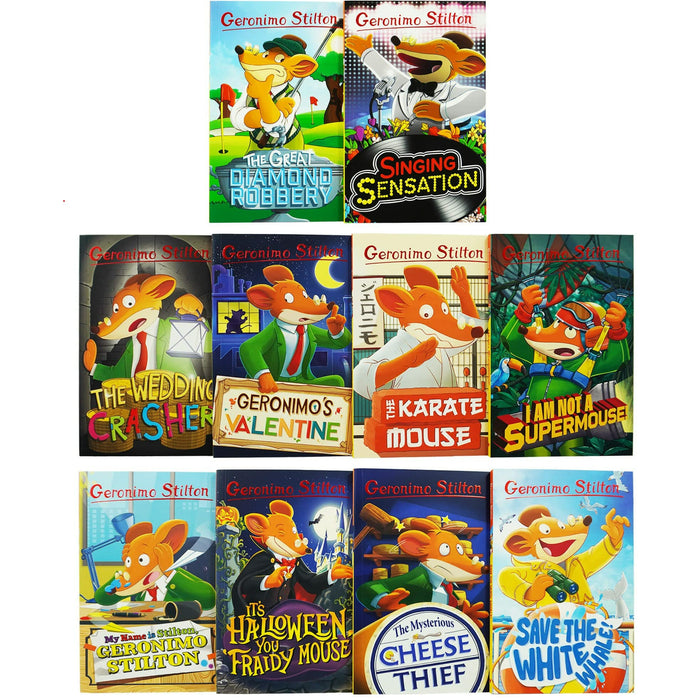 Geronimo Stilton 10 Books Collection Set (Series 5) (My Name is Stilton ...