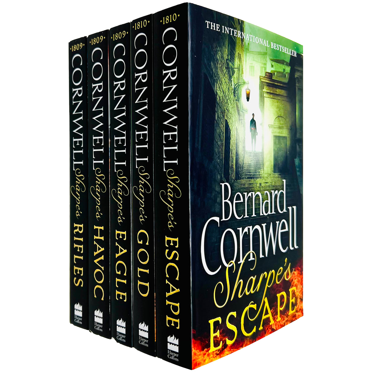Bernard cornwell the sharpe series 6 to 10 books collection set (rifles ...