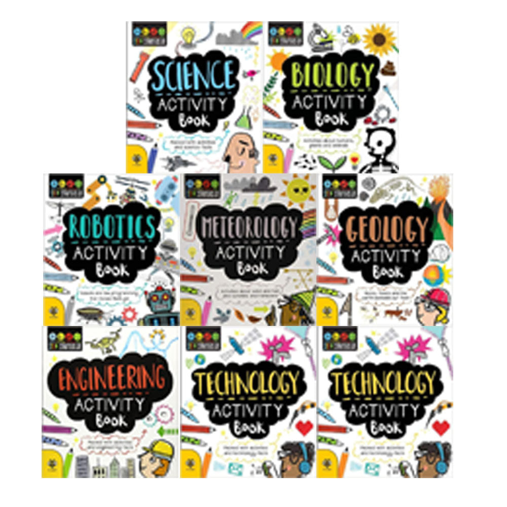 STEM Starters for Kids 8 Activity Books Collection Set (Science ...