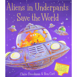 Aliens Love Underpants Collection Series 6 Books Set by Claire Freedman ...