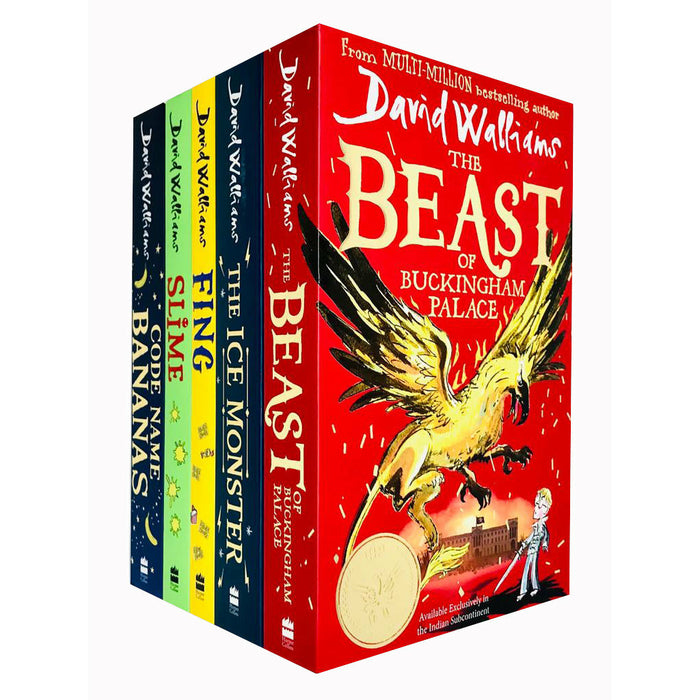 David Walliams Collection 5 Books Set (Fing, The Ice Monster, Slime ...