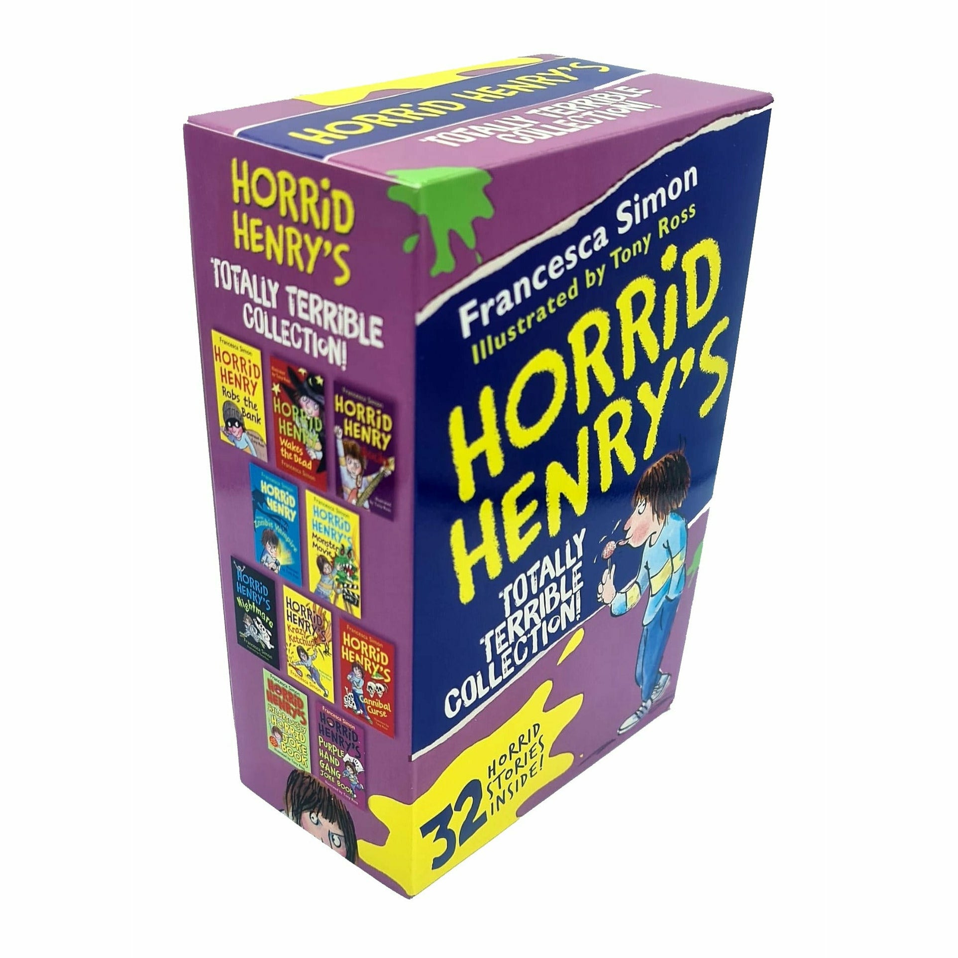 Horrid Henry's Totally Terrible Collection 10 Books Box Set by Frances
