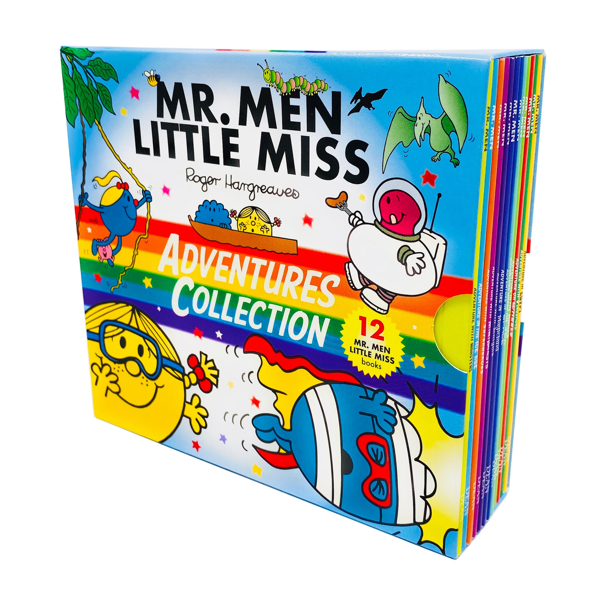 Mr. Men & Little Miss Adventures Collection 12 Books Box Set by Roger ...