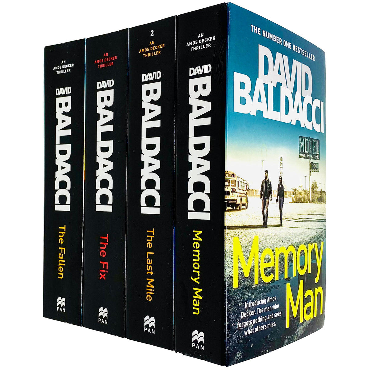 Amos Decker Series 4 Books Collection Set by David Baldacci (Memory Man ...