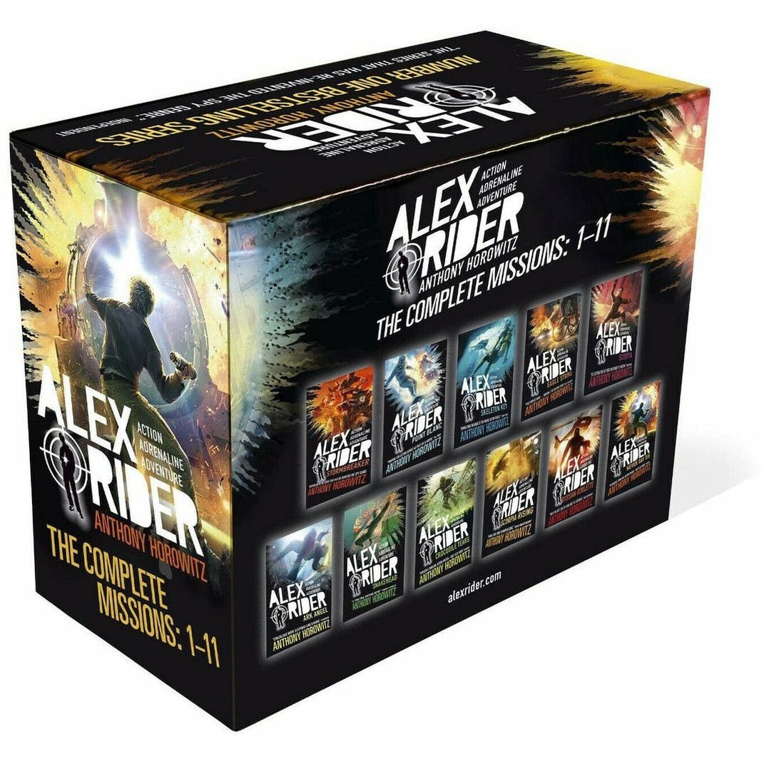 Alex Rider The Complete Missions Books 1-11 Box Set Collection by Anth