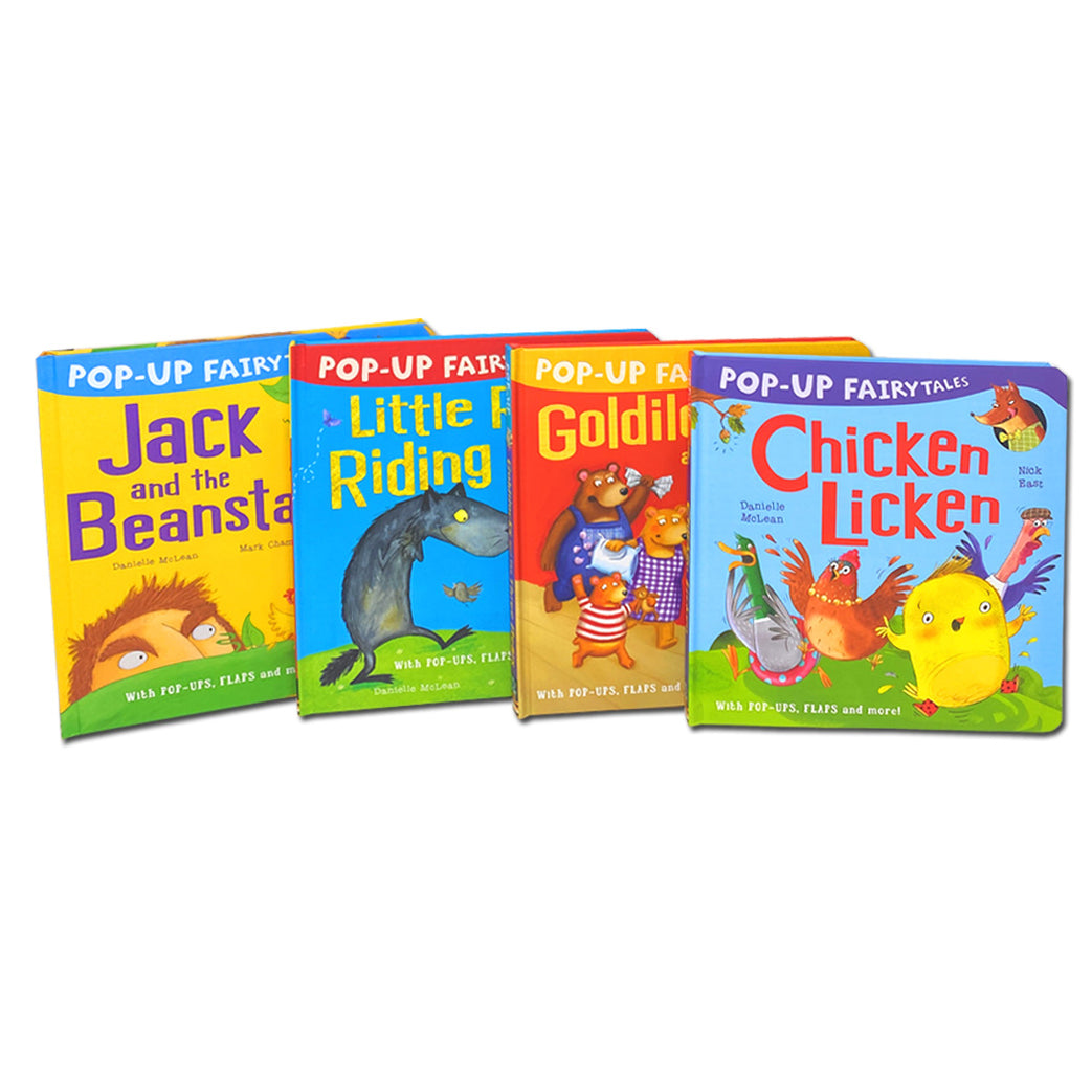 My First Pop-Up Fairytales 4 Books Collection Set (Chicken Licken, Jack ...