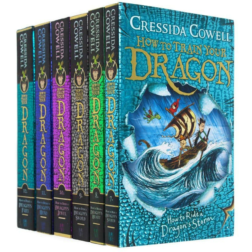 How to Train Your Dragon 6 Books Collection Set Book 7 to12 By Cressida ...