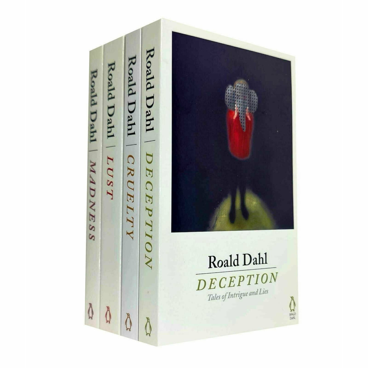 Roald Dahl 4 Books Collection Set (Deception, Madness, Cruelty, Lust ...